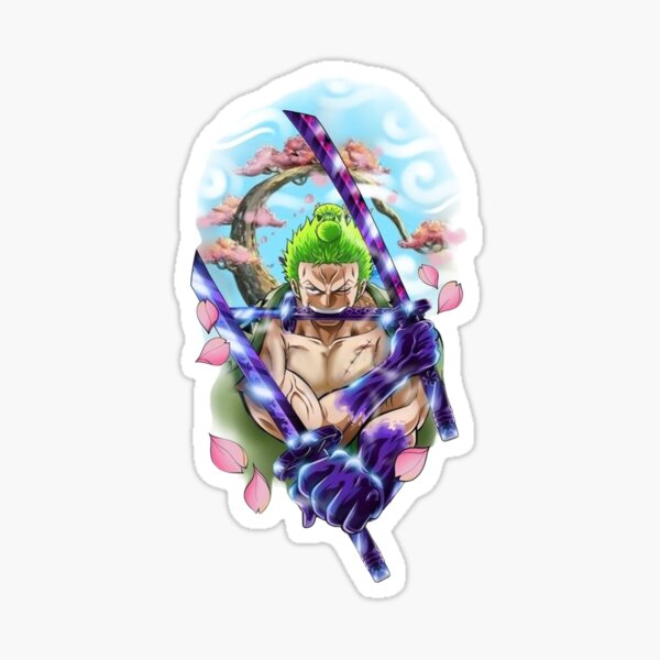 "Roronoa Zoro" Sticker for Sale by Mastredesign | Redbubble
