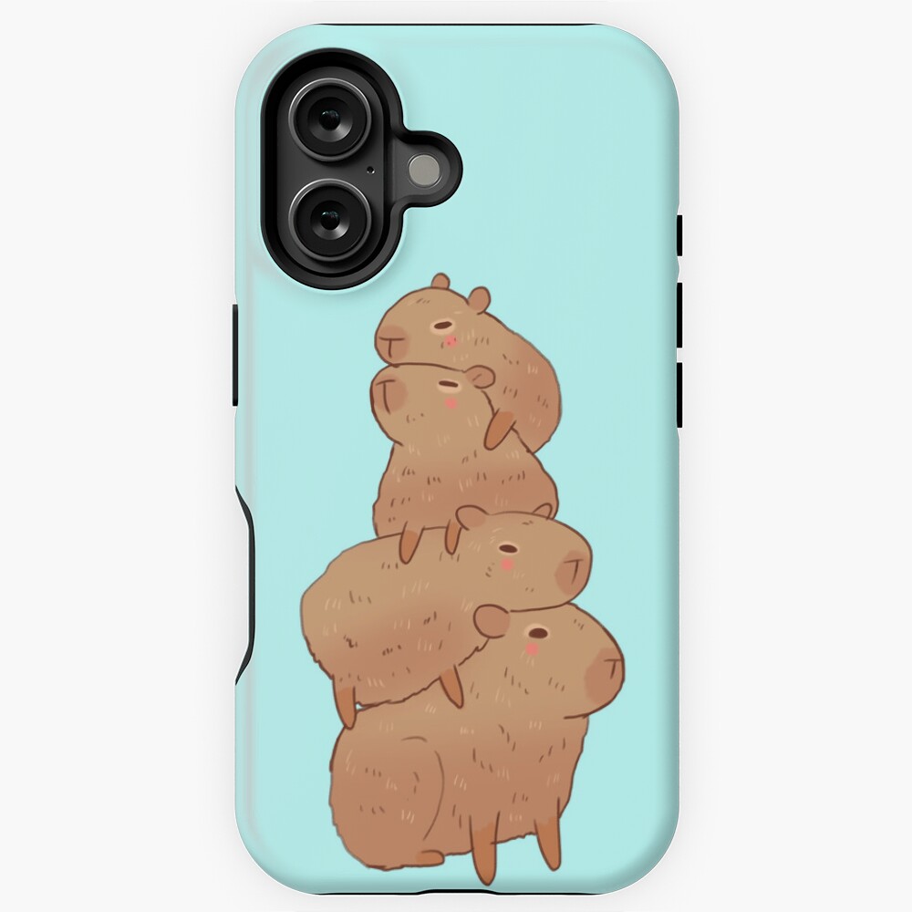 "Capybara stack" Sticker for Sale by Mayarart | Redbubble