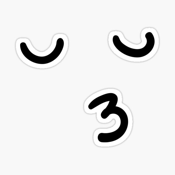 "Pouting face " Sticker for Sale by goldenlolly1 | Redbubble