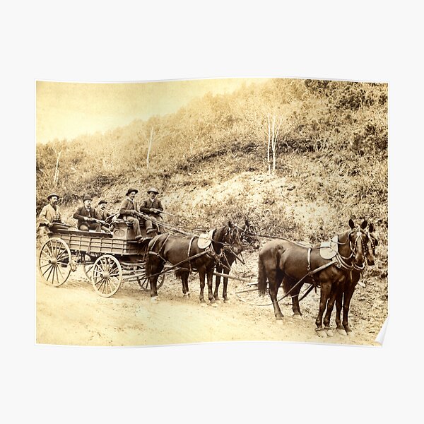 "Deadwood Treasure Wagon 1890" Poster for Sale by Daniel-Hagerman ...
