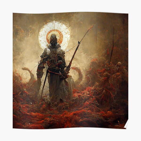 "Holy Warrior" Poster for Sale by pretonopreto | Redbubble