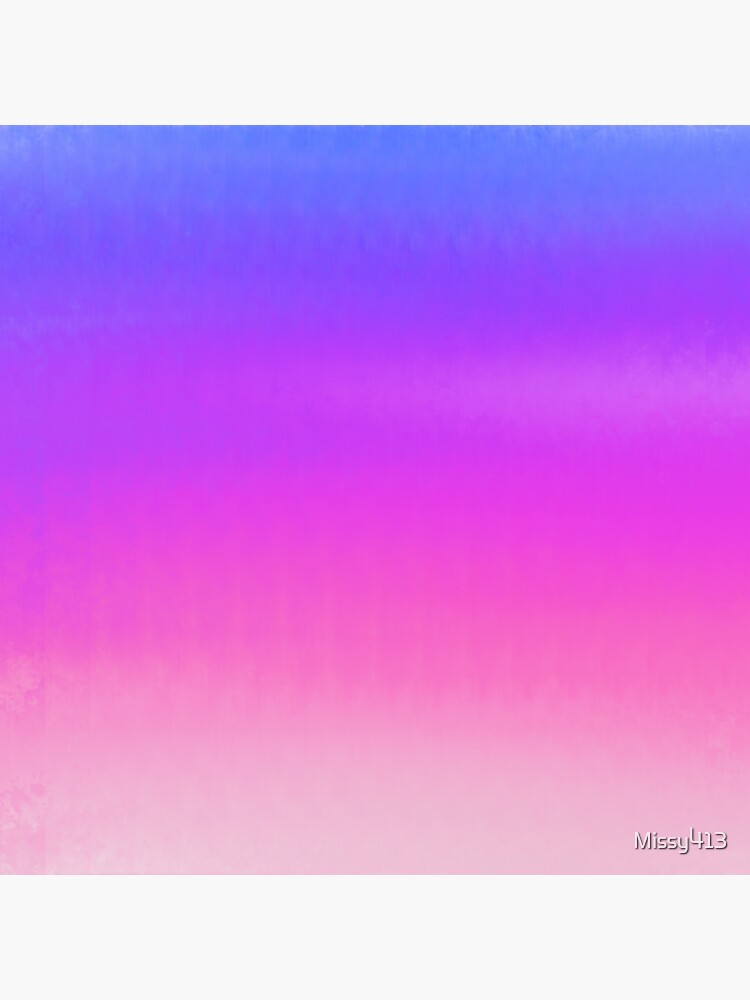 "blue to pink fade" Sticker for Sale by Missy413 | Redbubble
