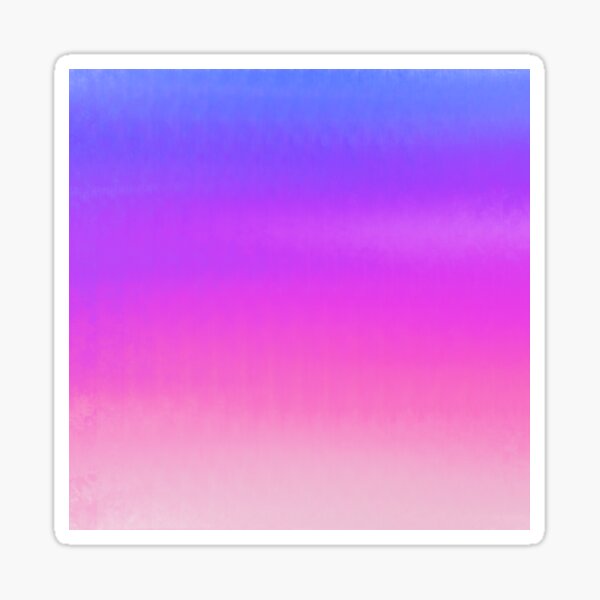 "blue to pink fade" Sticker for Sale by Missy413 | Redbubble