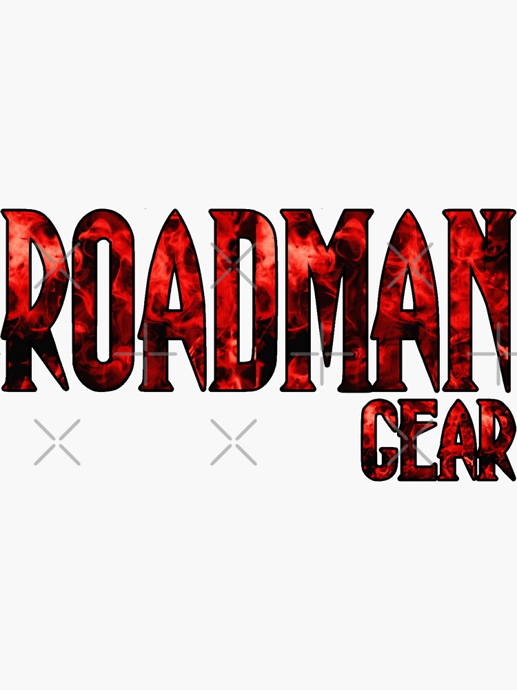 "ROADMAN GEAR" Sticker for Sale by JASCKSHIRTS | Redbubble