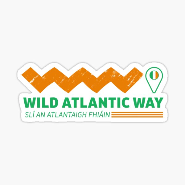"The wild Atlantic way ,.." Sticker for Sale by Dalway | Redbubble