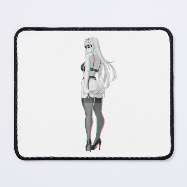 Mauspadundefined mit "Darling in the FranXX Zero Two Waifu Material" von HentaiK1ng | Redbubble