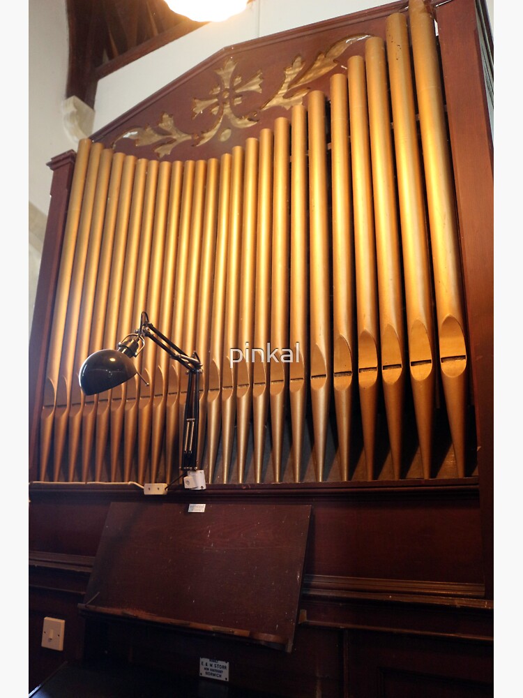 "Church Pipe Organ" Sticker for Sale by pinkal | Redbubble