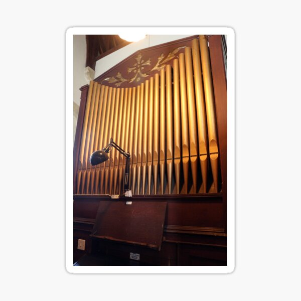 "Church Pipe Organ" Sticker for Sale by pinkal | Redbubble