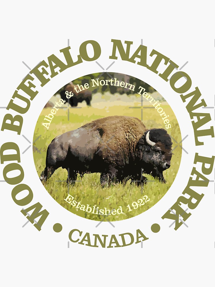 "Wood Buffalo National Park (NP)" Sticker for Sale by curranmorgan ...