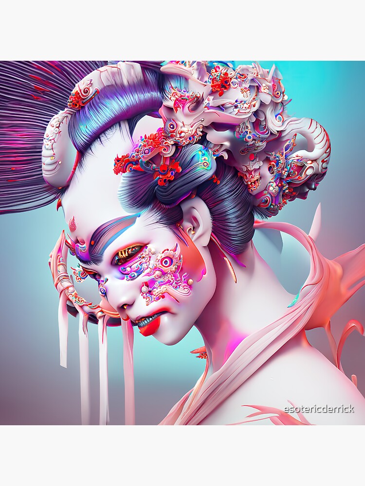 "SINISTER SISTER 003" Sticker for Sale by esotericderrick | Redbubble