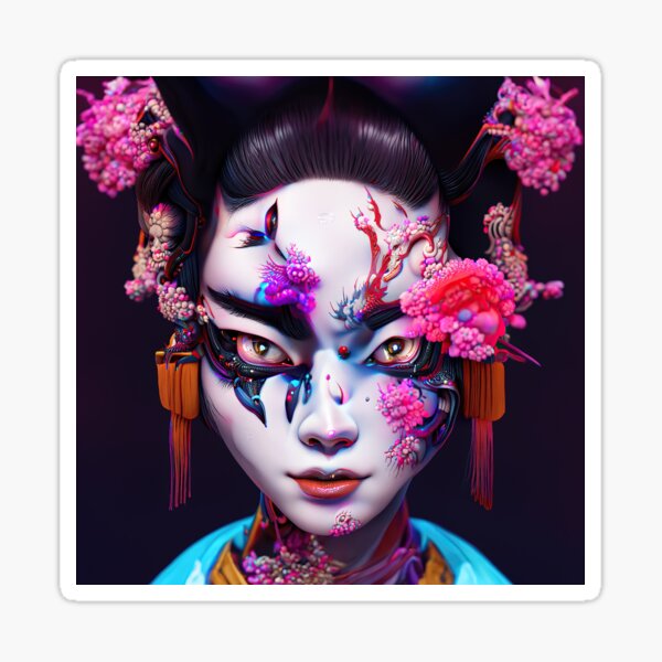 "SINISTER SISTER 004" Sticker for Sale by esotericderrick | Redbubble