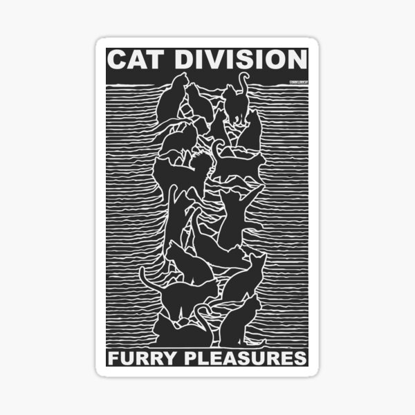 "CAT DIVISION" Sticker for Sale by darklordpug | Redbubble