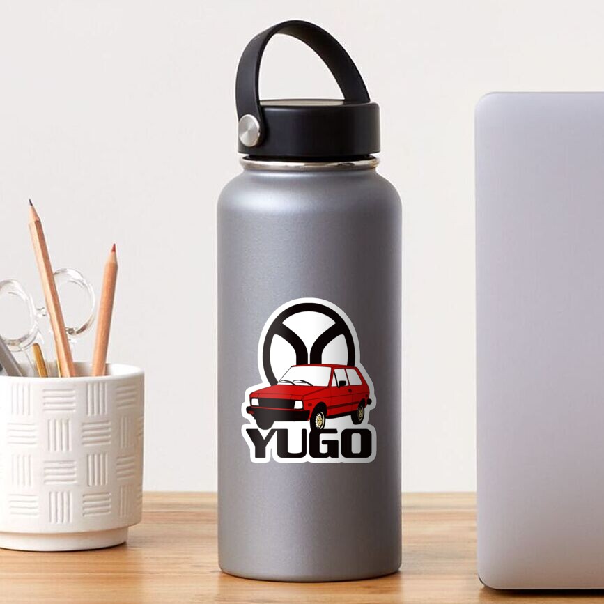 "YUGO - YUGOSLAVIAN CAR" Sticker for Sale by TheRetroCompany | Redbubble