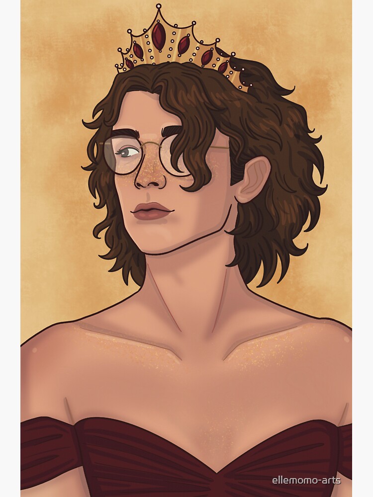 "Red Queen Eret" Sticker for Sale by ellemomo-arts | Redbubble