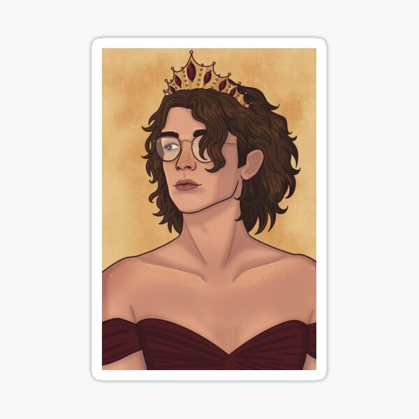 "Red Queen Eret" Sticker for Sale by ellemomo-arts | Redbubble