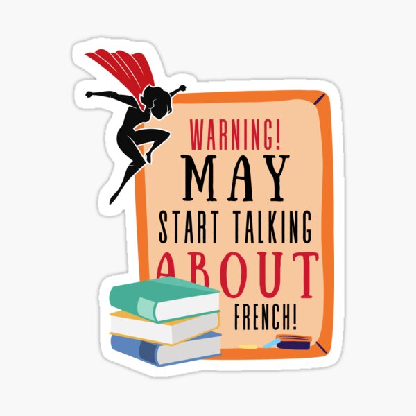 "Best French Teacher Appreciation Gift " Sticker for Sale by ...