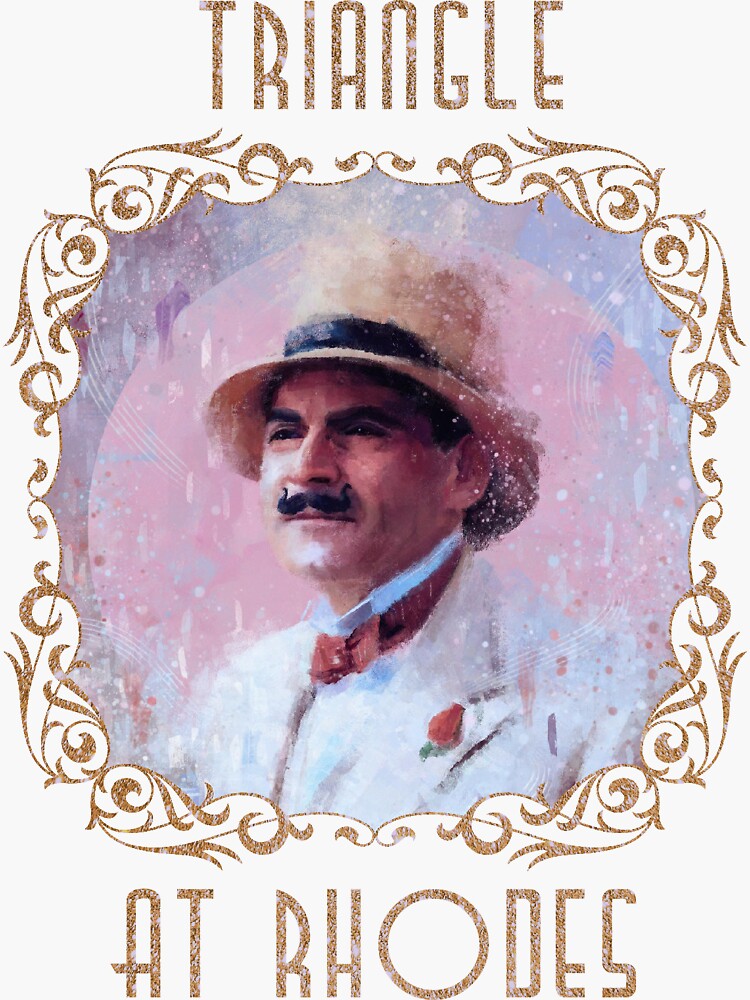 "Detective in Rhodes" Sticker for Sale by PawsitiveMum3 | Redbubble