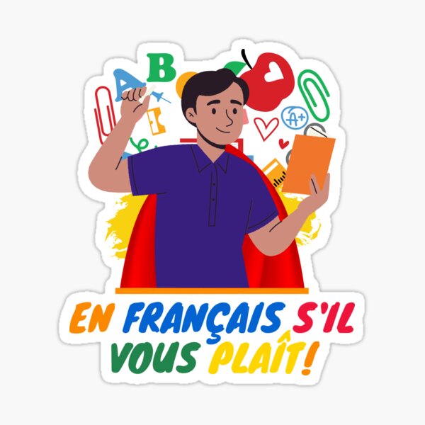 "Best French Teacher Appreciation Gift " Sticker for Sale by ...