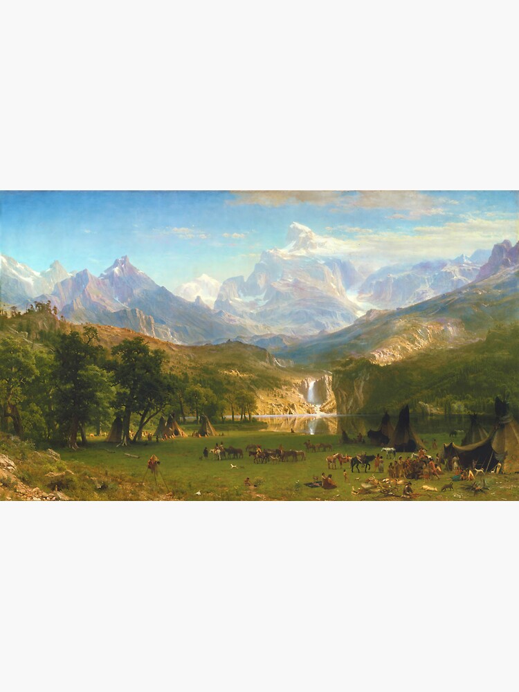 "The Rocky Mountains, Lander's Peak by Albert Bierstadt: Painting ...