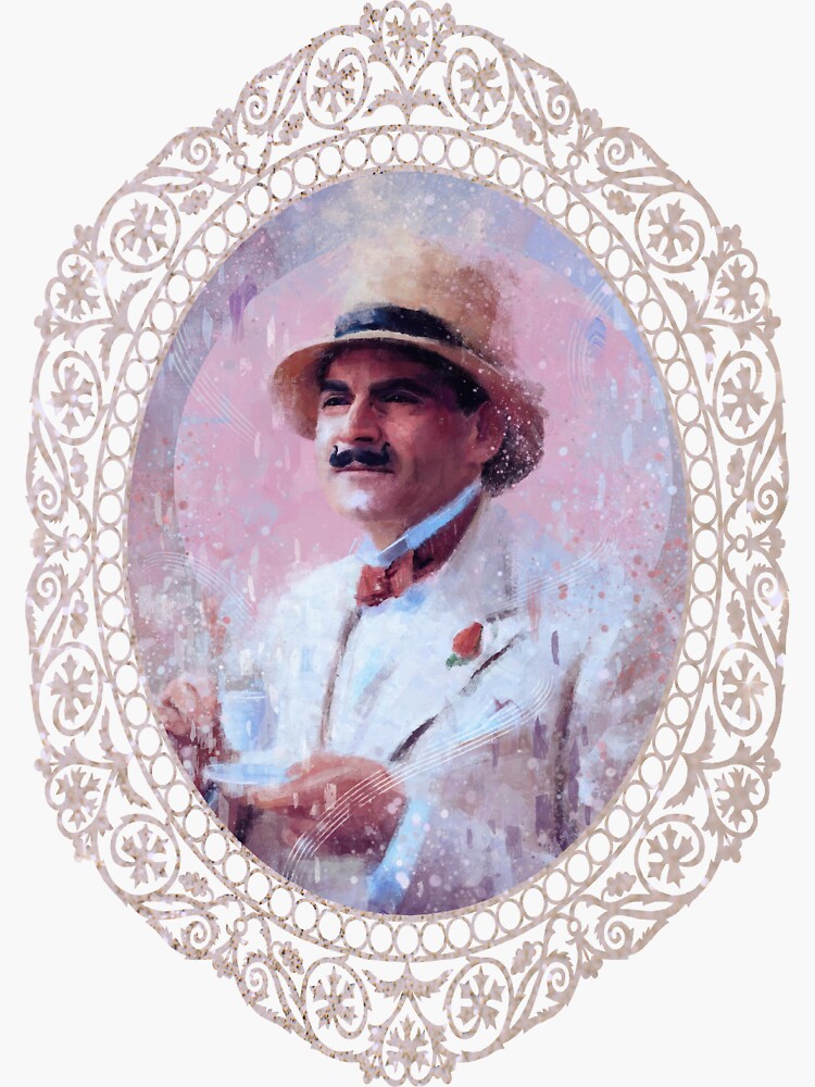 "Detective in Rhodes - Lace (on Black)" Sticker for Sale by ...