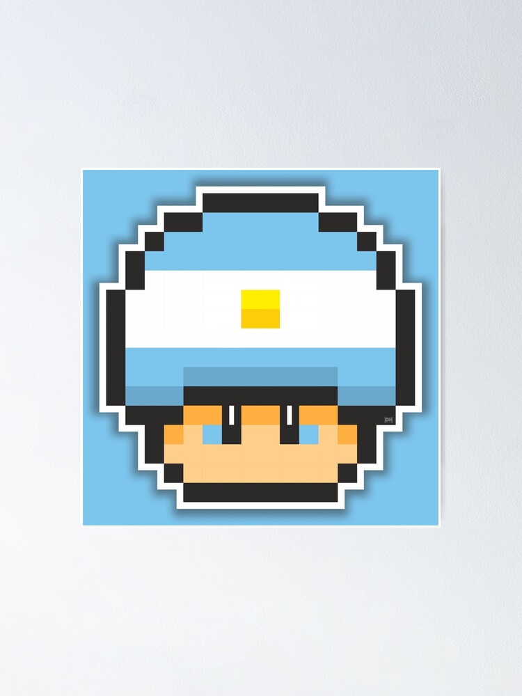 "KINOPIO ARGENTINA | pixel art" Poster for Sale by PetterProjectx ...
