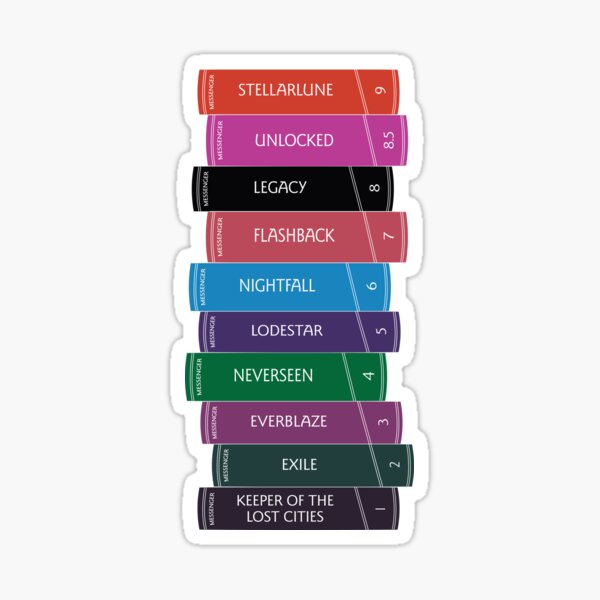 "KOTLC Book Stack" Sticker for Sale by pixldust | Redbubble