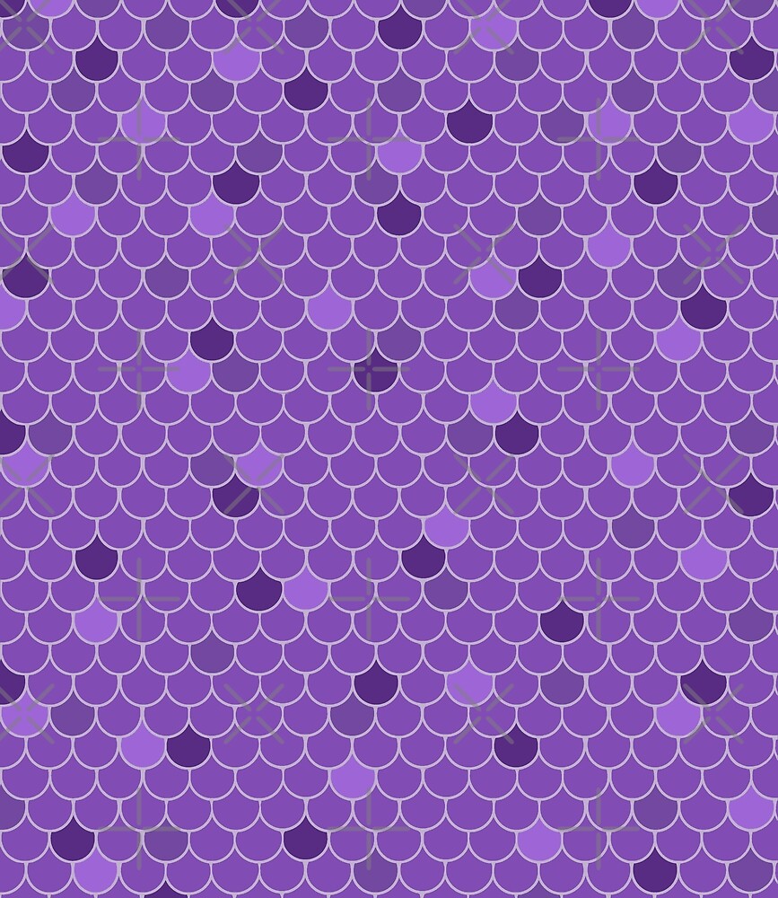 "Lilac Mermaid Scales" by gracyscorner | Redbubble