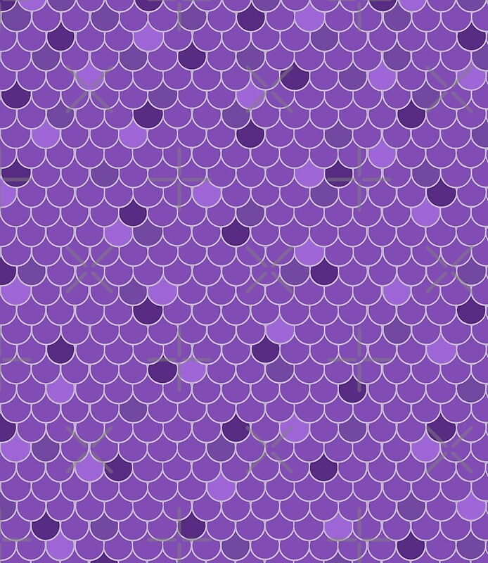 "Lilac Mermaid Scales" by gracyscorner | Redbubble
