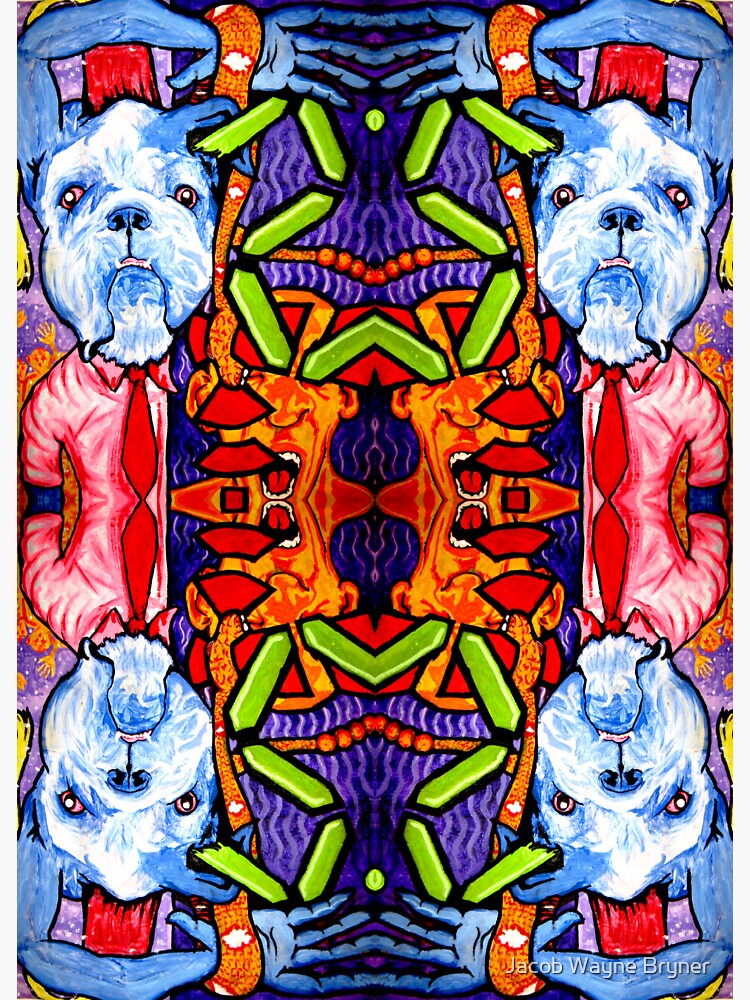 "Blue Pooch Reboot" Sticker for Sale by rayjmaraca | Redbubble