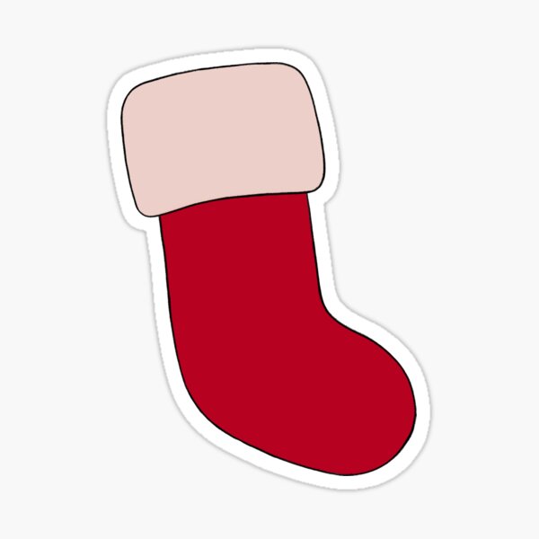 "Christmas Stocking" Sticker for Sale by NicoleDowning | Redbubble