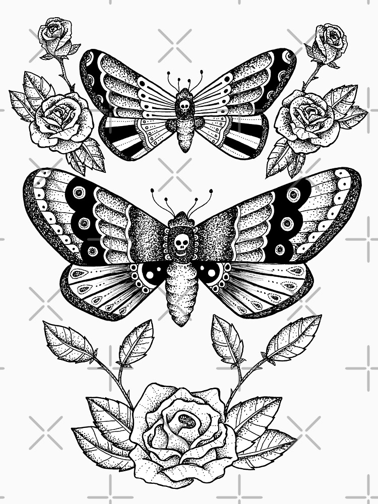 "Death Moths" T-shirt by georgiamason | Redbubble