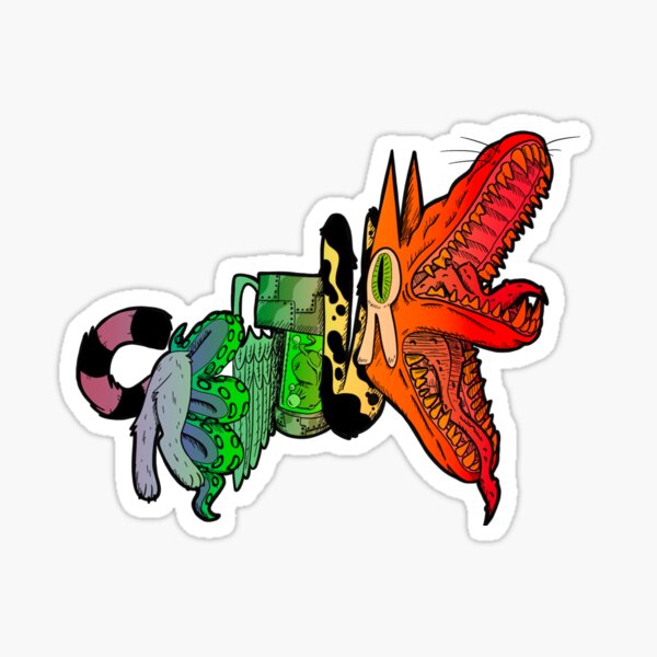 "Creature " Sticker for Sale by Doodlegeist333 | Redbubble