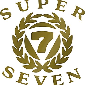 "The Original Super Seven Active" Sticker for Sale by OutlinedIcons ...