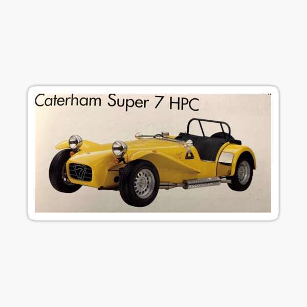 "caterham Seven JPE. " Sticker for Sale by OutlinedIcons | Redbubble