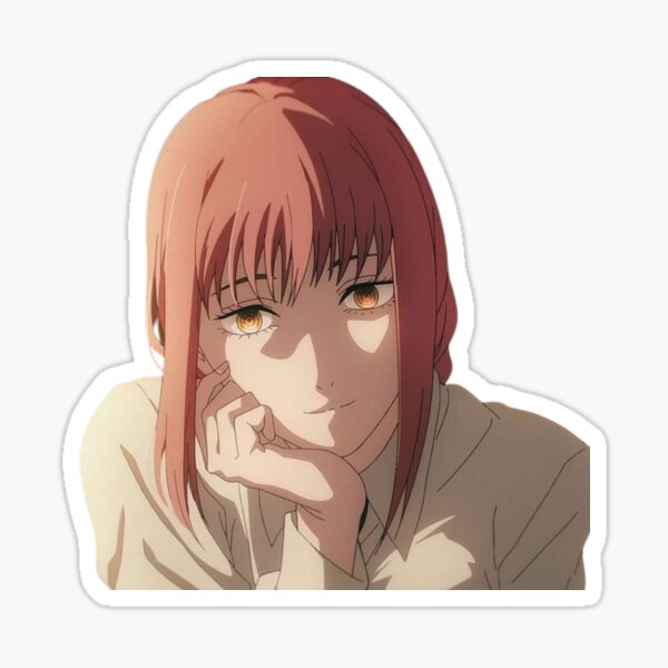 "Makima Chainsaw Man" Sticker for Sale by KVSTICKERS | Redbubble