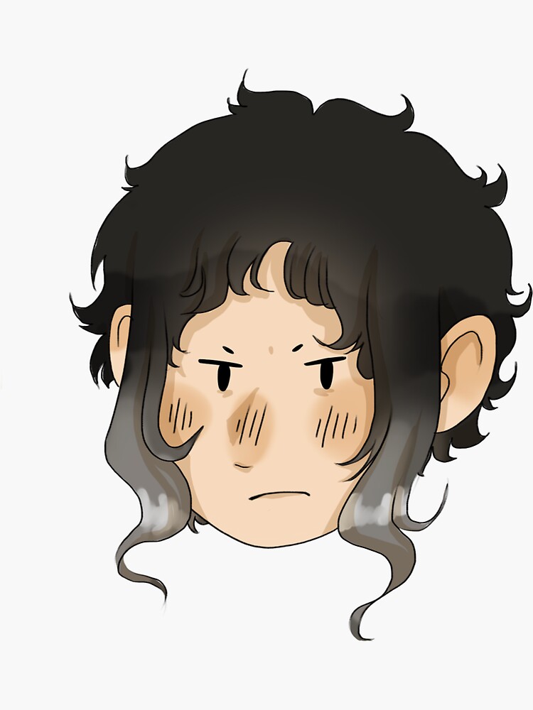 "Chibi Akutagawa" Sticker for Sale by TangerineTannie | Redbubble