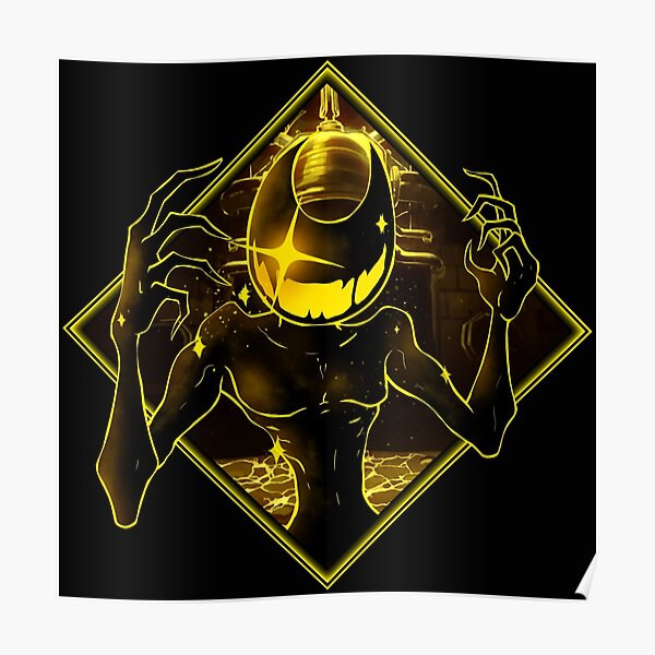 "FNF BATIM BATDR NIGHTMARE Bendy remaster art" Poster for Sale by ...