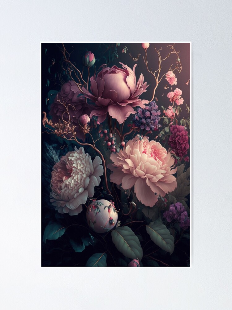 "Beautiful Lush Fairycore Flowers Bundle" Poster for Sale by Omoplata ...