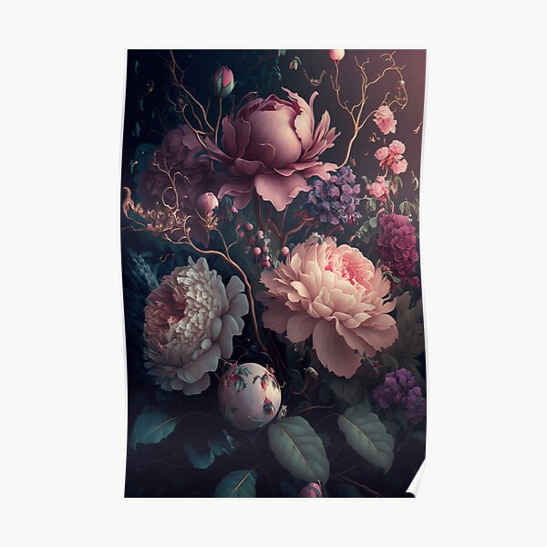 "Beautiful Lush Fairycore Flowers Bundle" Poster for Sale by Omoplata ...