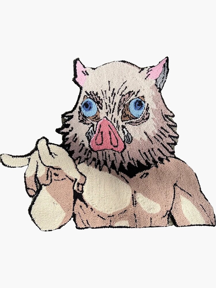 "demon slayer inosuke" Sticker for Sale by adilchbanishop | Redbubble