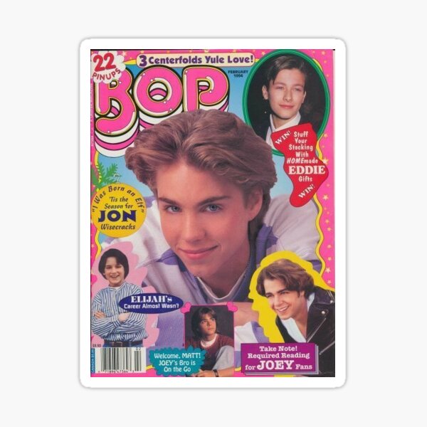 "Bop Teen Magazine" Sticker for Sale by abigailclairej | Redbubble