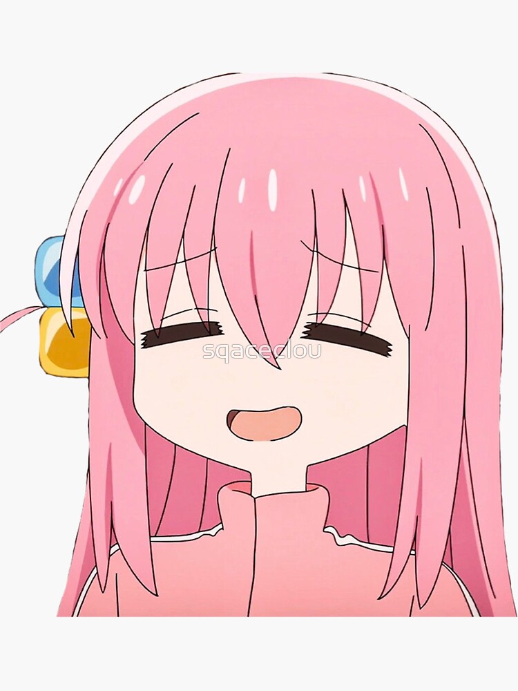 "Bocchi the Rock Hitori Gotou" Sticker for Sale by sqaceclou | Redbubble