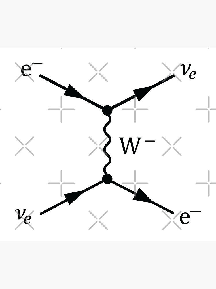 "Weak Interaction Feynman Diagram" Poster for Sale by ScienceCorner ...