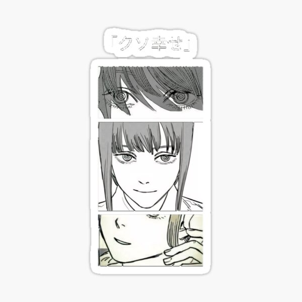 "Makima" Sticker for Sale by zelbypraw | Redbubble