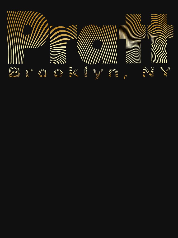 "Pratt Institute logo, Brooklyn NY (TRANSPARENT gold on black ...
