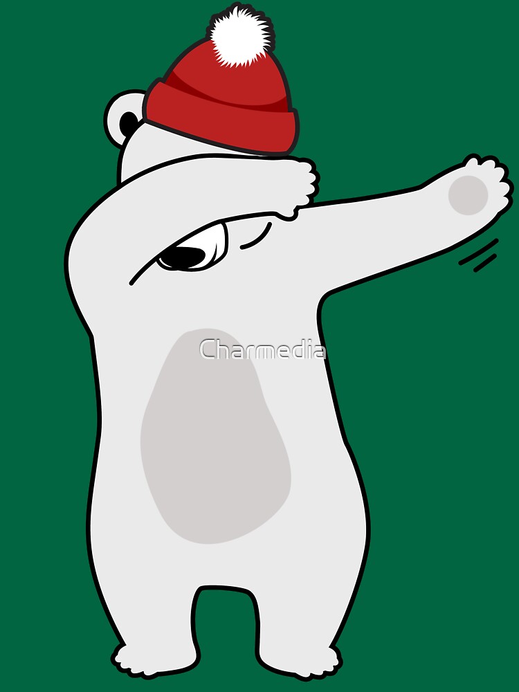 "Christmas Dabbing Polar Bear" Essential T-Shirt for Sale by Charmedia ...