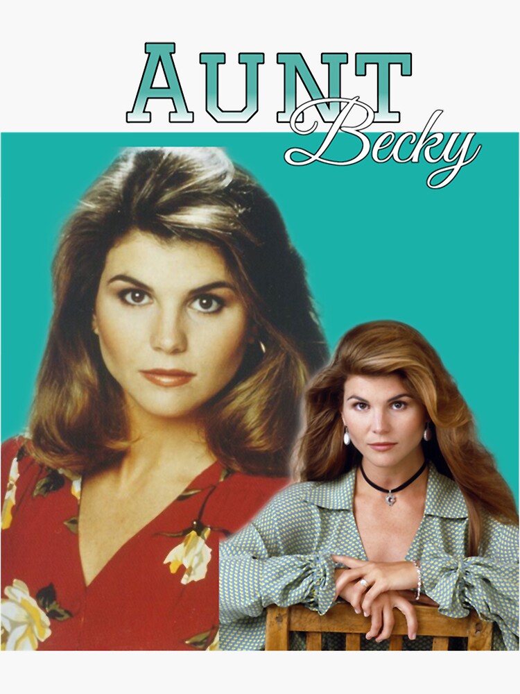 "Aunt Becky " Sticker for Sale by GuntherSchulz | Redbubble