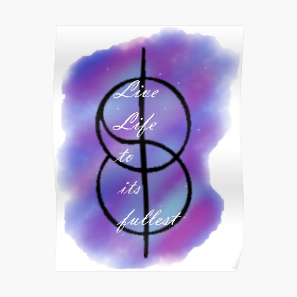 "Reality Shifting symbol" Poster for Sale by banjoe47 | Redbubble