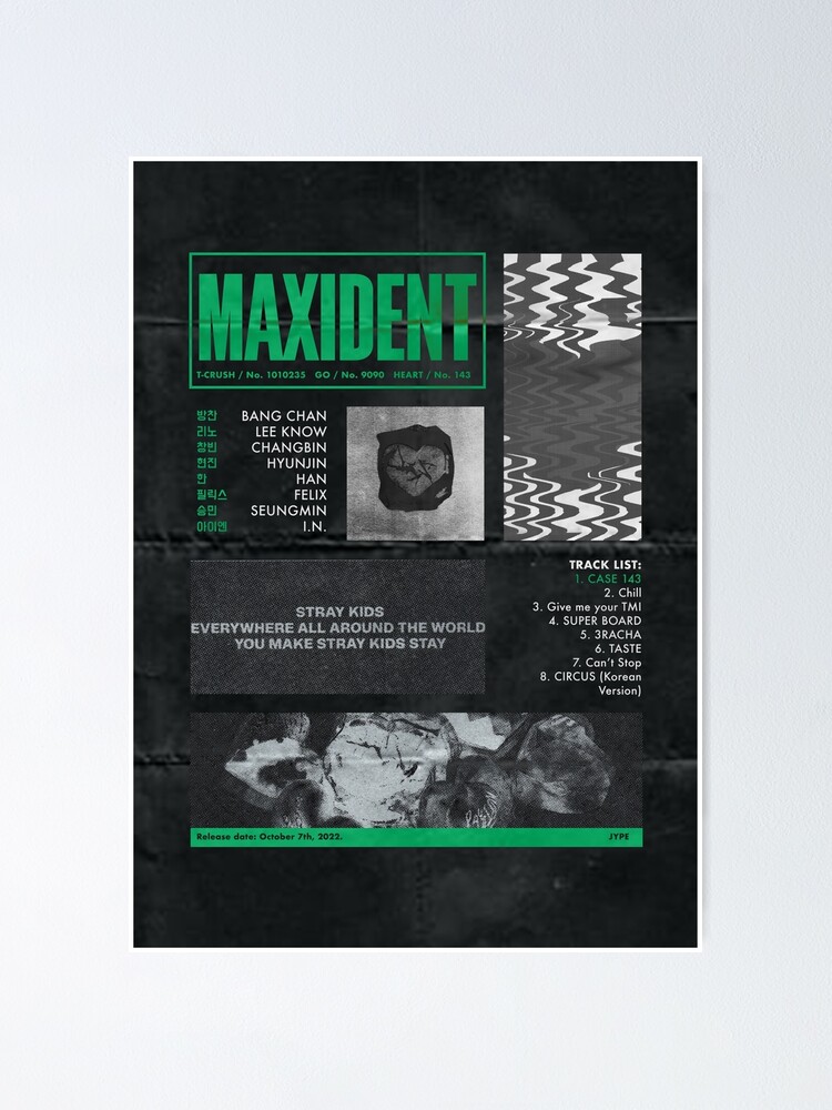 "stray kids maxident poster" Poster for Sale by partumaurora | Redbubble