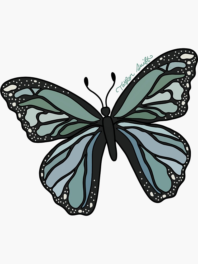 "Debut Butterfly" Sticker for Sale by MadeBySophieInc | Redbubble